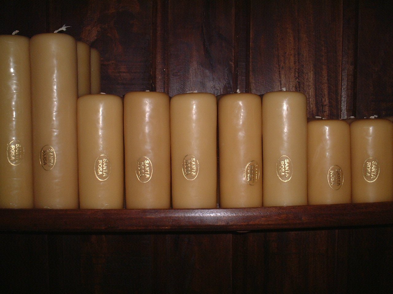 Santa Rosa Mexican Church Candles - DungeonBeds :::: Built Tough to ...